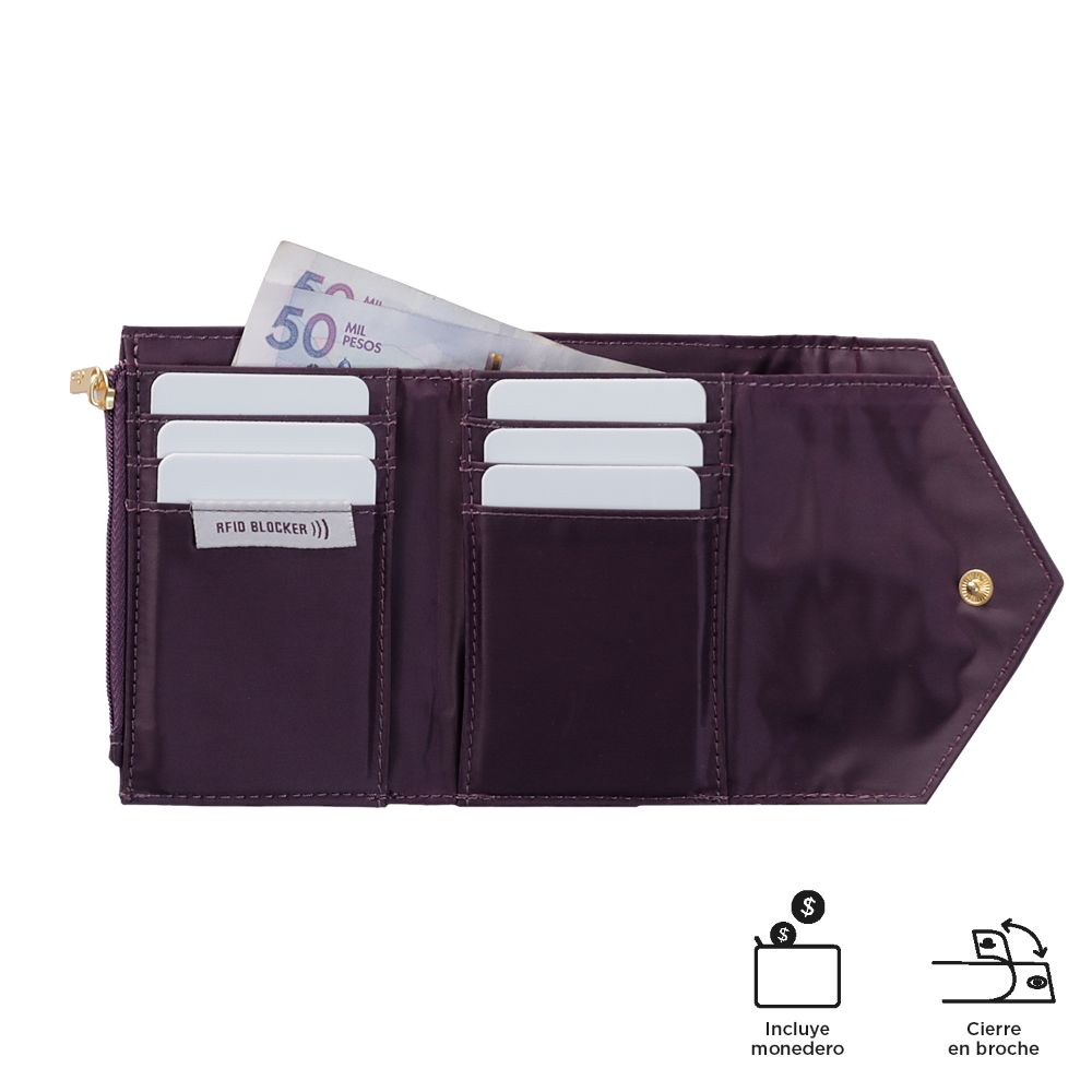 Billetera Neysa Totto Morado | Totto - TottoCL-rediseno