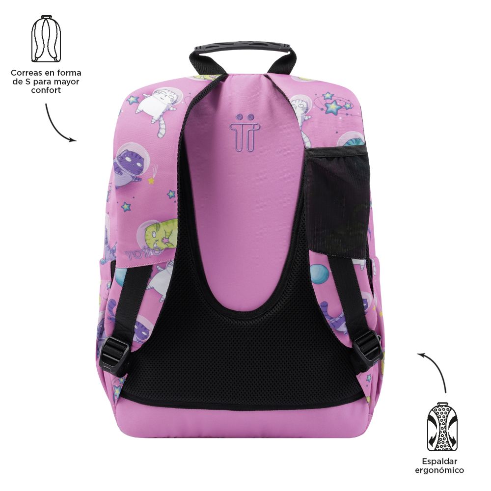 Mochila Escolar Totto Acuarela Astro Cat | Totto - TottoCL-rediseno