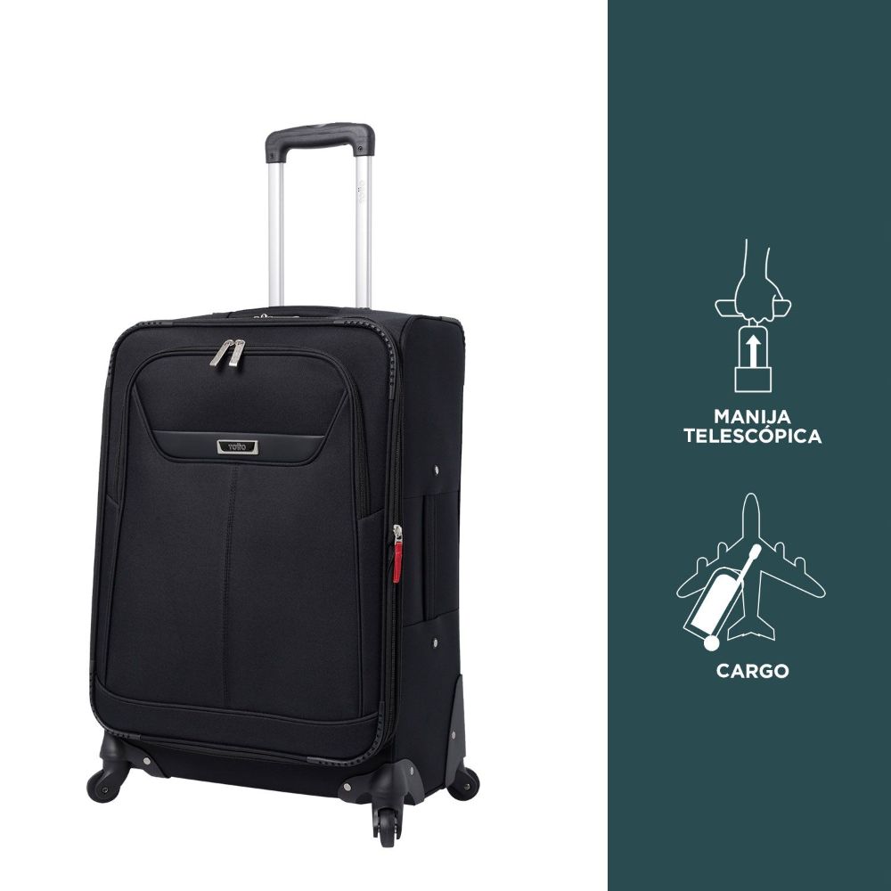 Maleta Totto Cassiopea Mediana Negro | Totto - TottoCL-rediseno