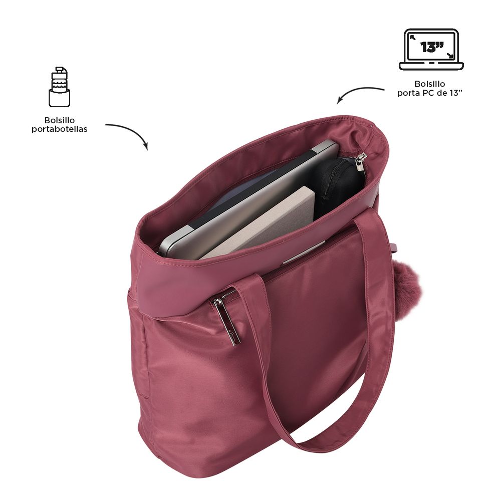 Cartera Tote Bag Adelaide 2 2.0 Deco Rose | Totto - TottoCL-rediseno