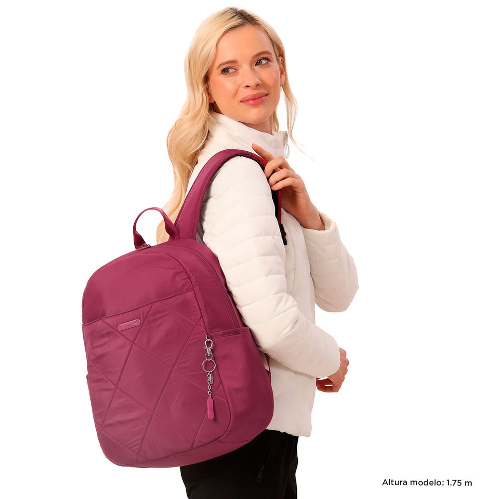 Mochila Mujer Arlet Rosado Deco Rose | Totto - TottoCL-rediseno