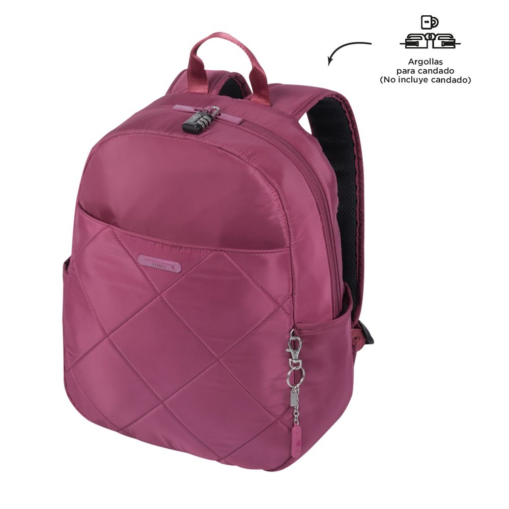 Mochila Mujer Arlet Rosado Deco Rose | Totto - TottoCL-rediseno