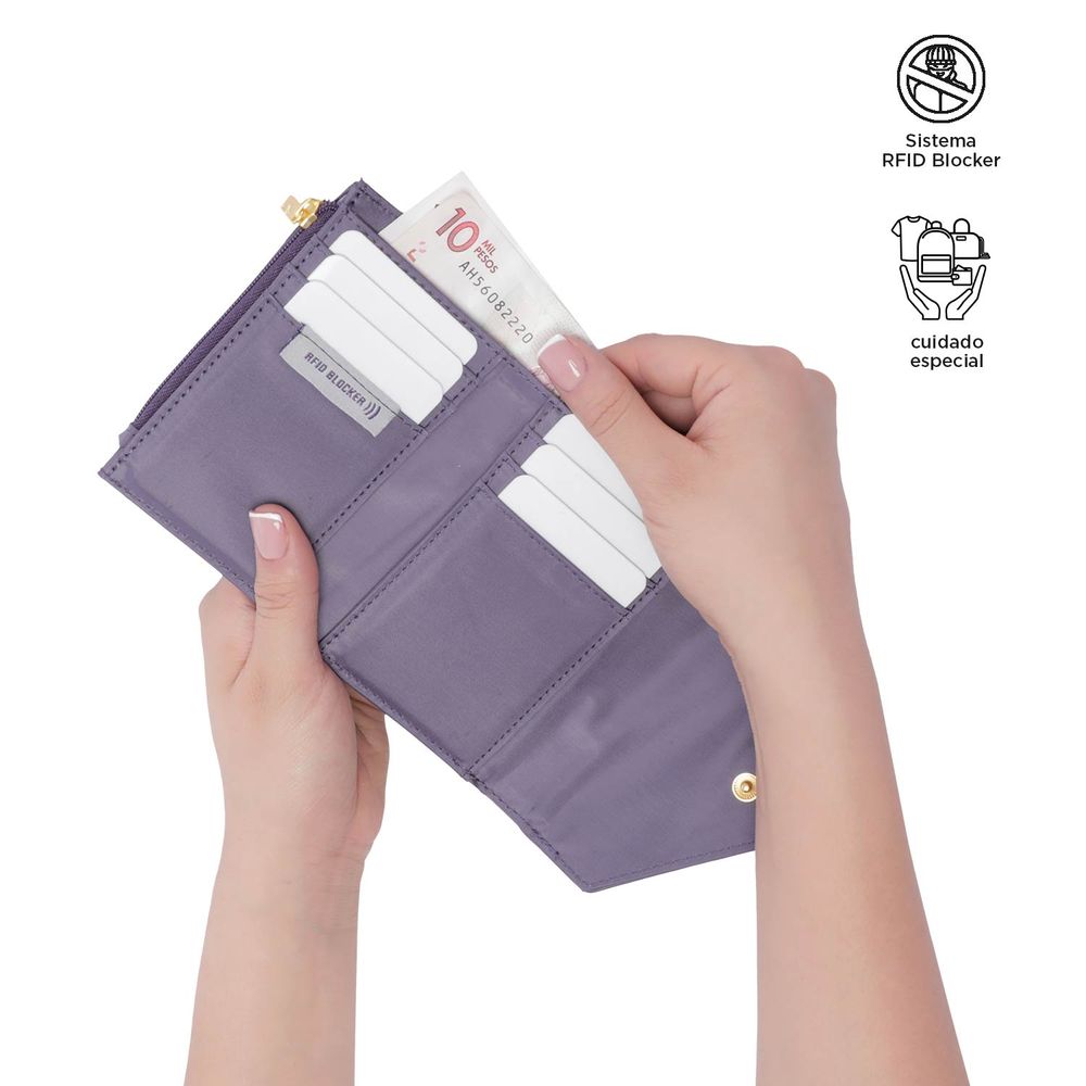 Billetera Totto Neysa Morado | Totto - TottoCL-rediseno
