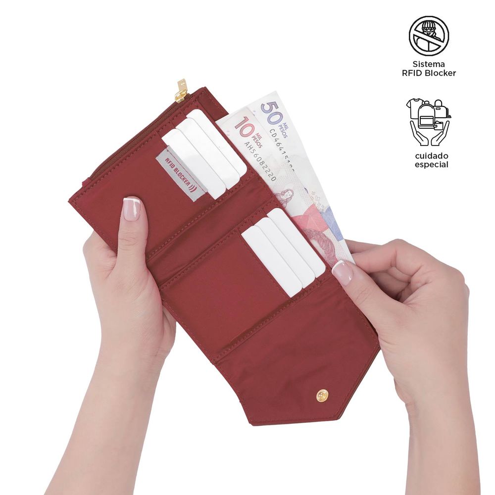 Billetera Totto Neysa Rojo | Totto - TottoCL-rediseno