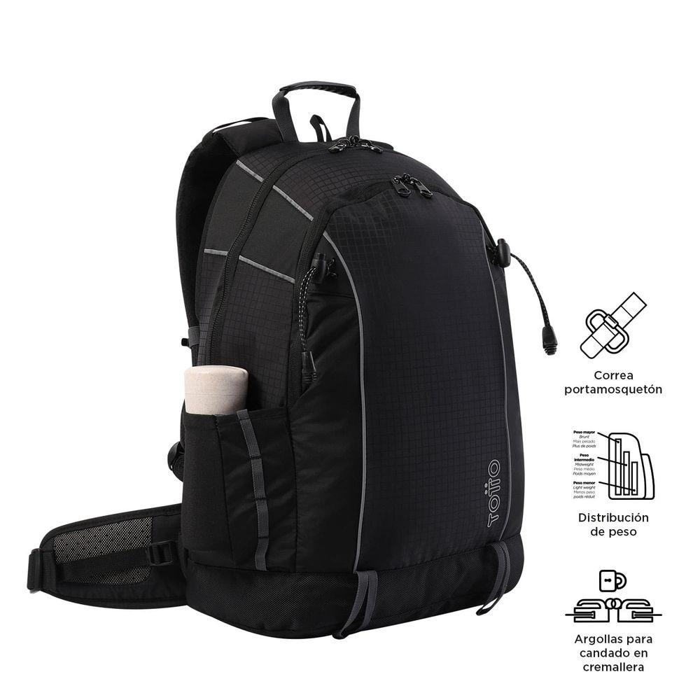 Mochila Outdoor Totto Summit 35 LT Black | Totto - TottoCL-rediseno
