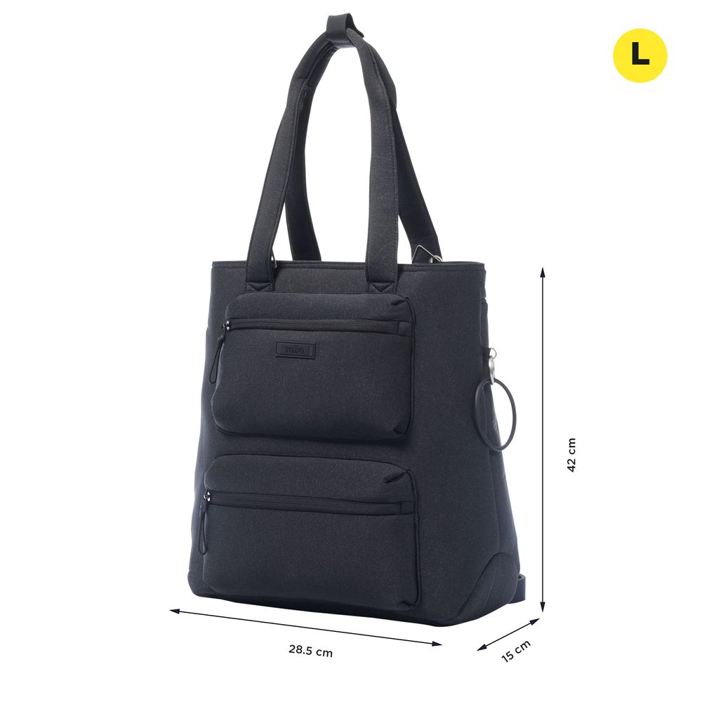 Cartera para Mujer Tote Megumi L Negra | Totto - TottoCL-rediseno